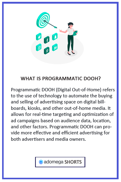 What is Programmatic Digital OOH? - adOmega What is Programmatic Digital OOH? - adOmega